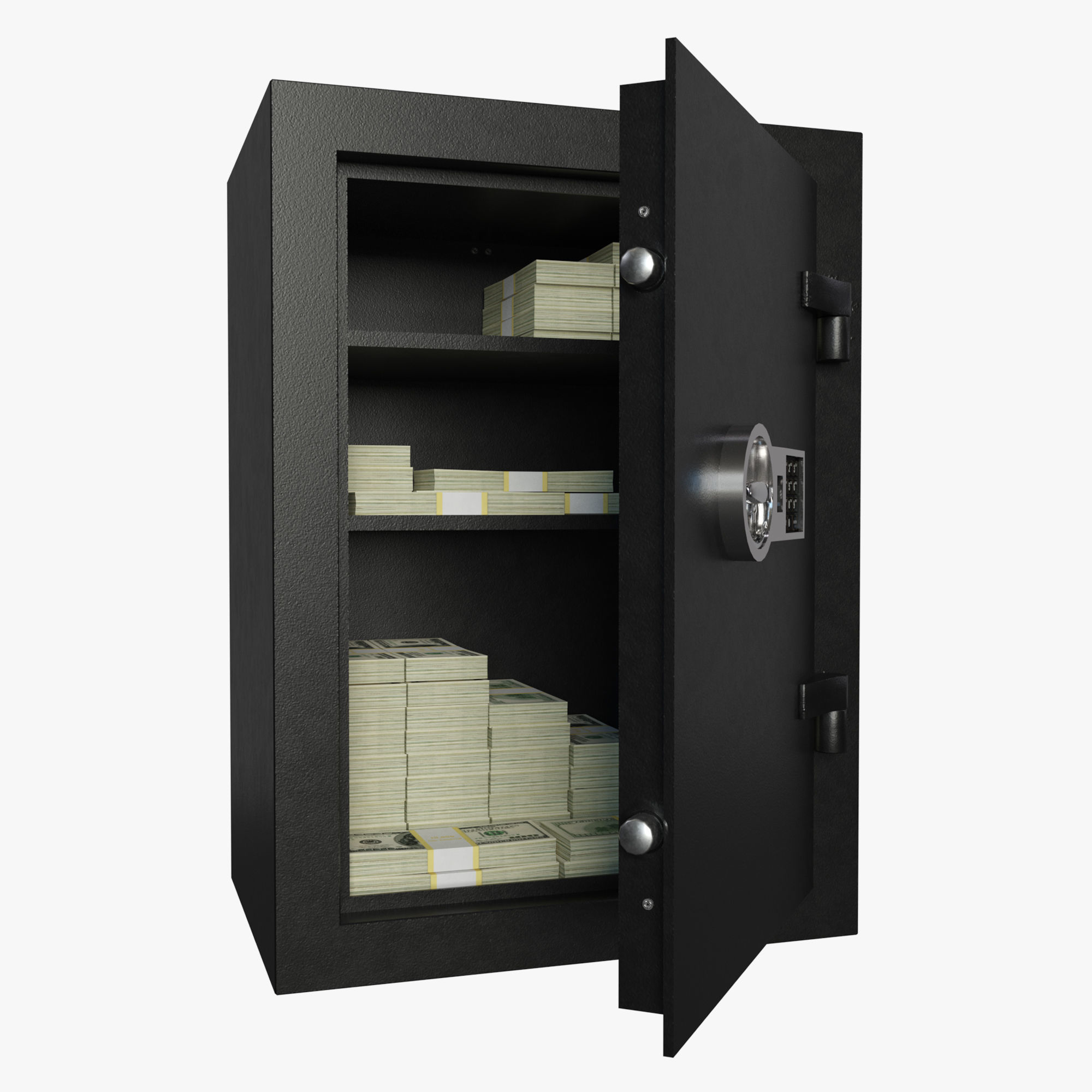 3D model Safe with money VR / AR / low-poly | CGTrader