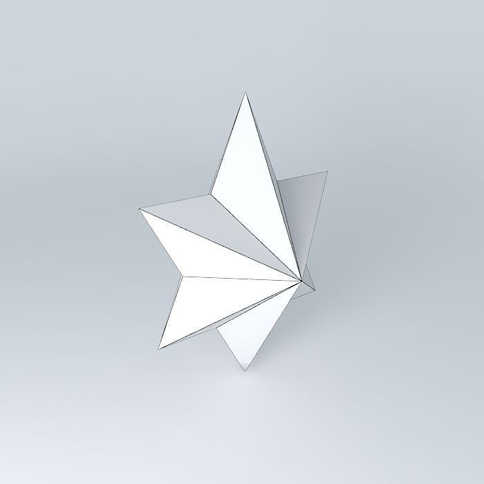 Star Command's Star Symbol free 3D model | CGTrader