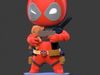 Deadpool Chibi 3D model 3D printable | CGTrader