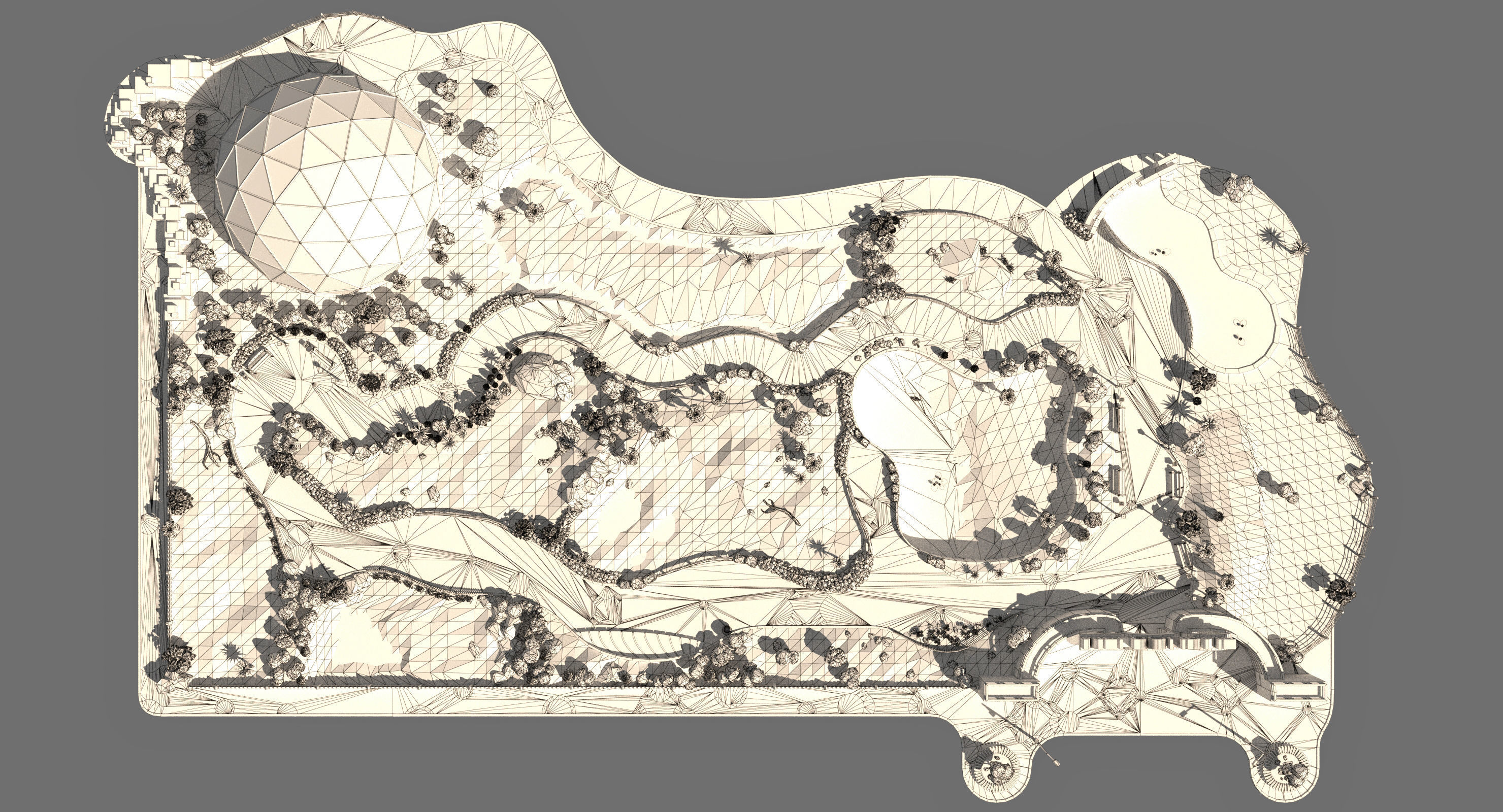 3D model Low poly zoo VR / AR / low-poly | CGTrader