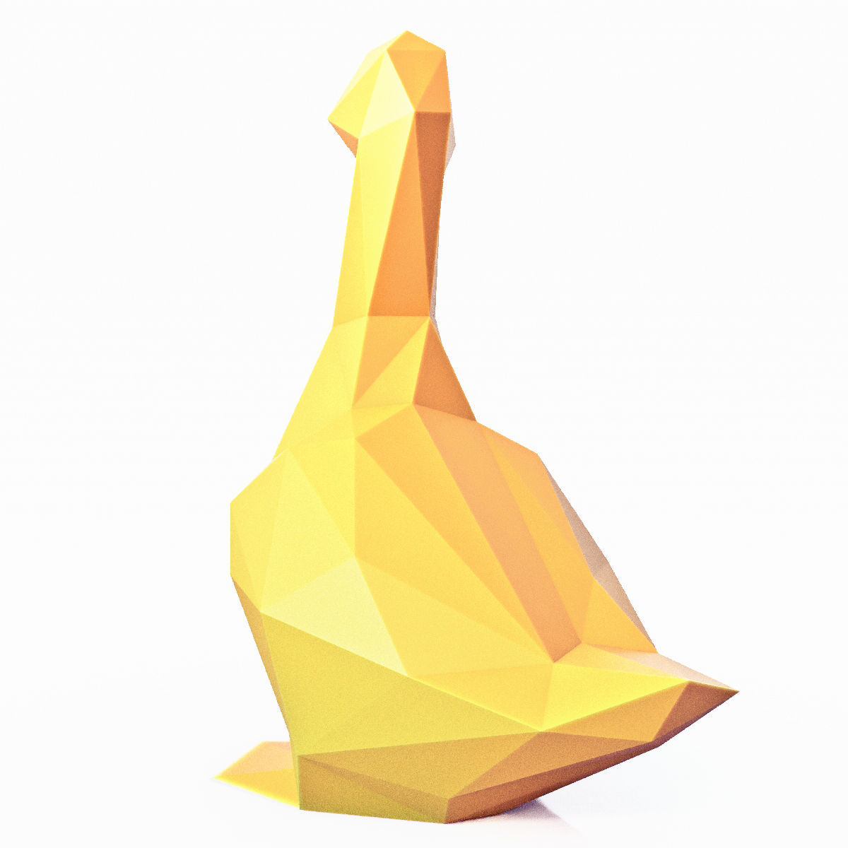 3D model Duck Low Poly VR / AR / low-poly | CGTrader