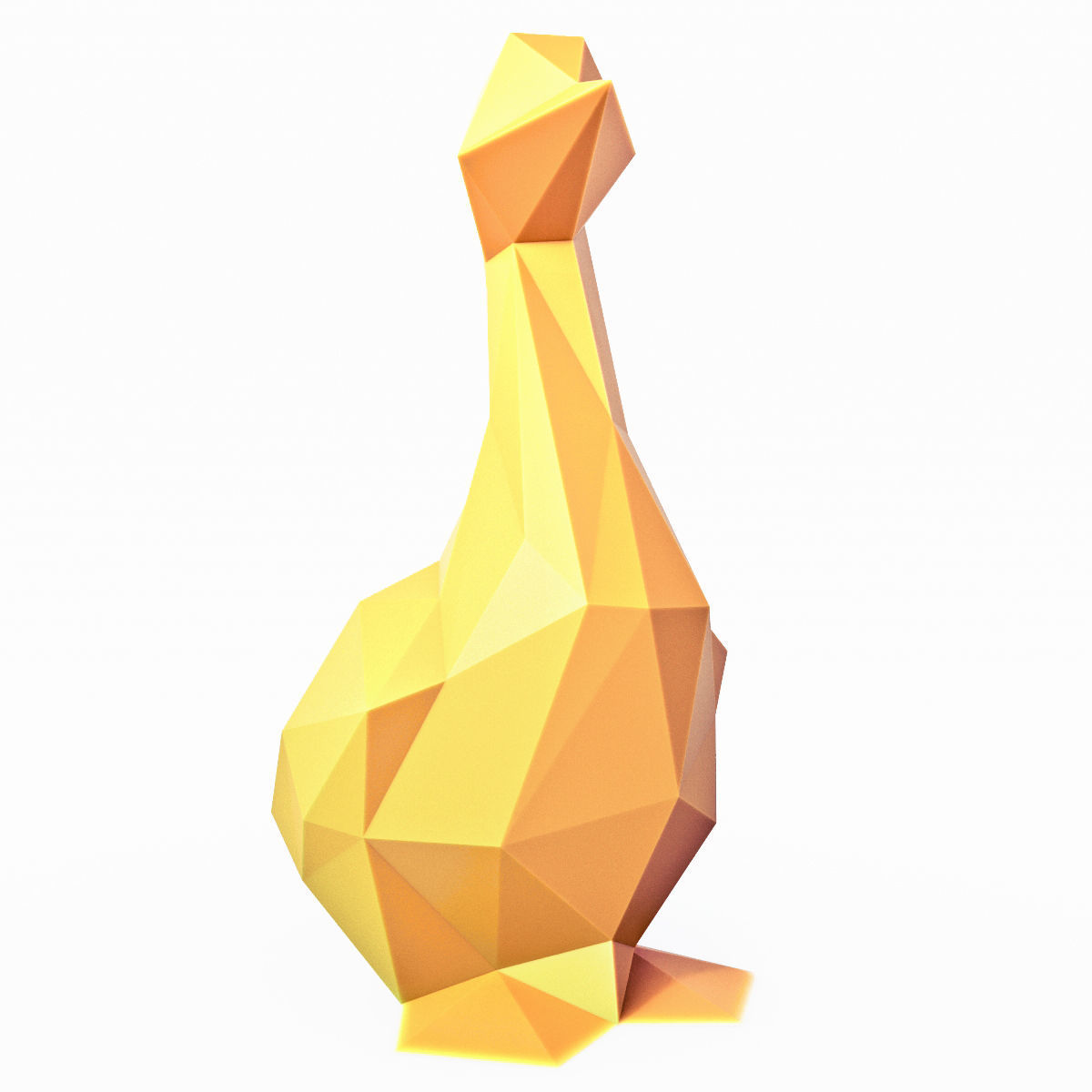 3D model Duck Low Poly VR / AR / low-poly | CGTrader