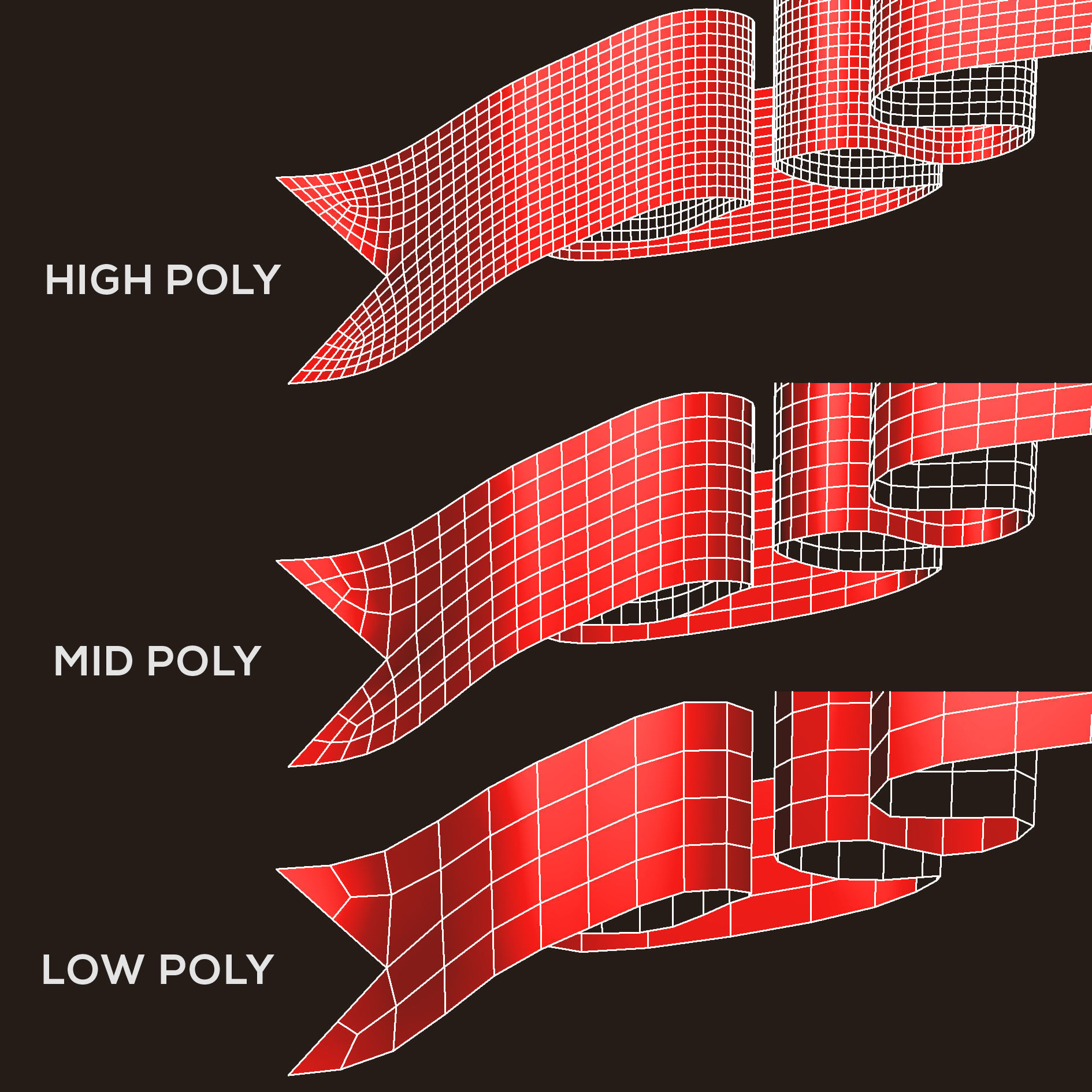 Ribbon 3D model pack 3D model | CGTrader