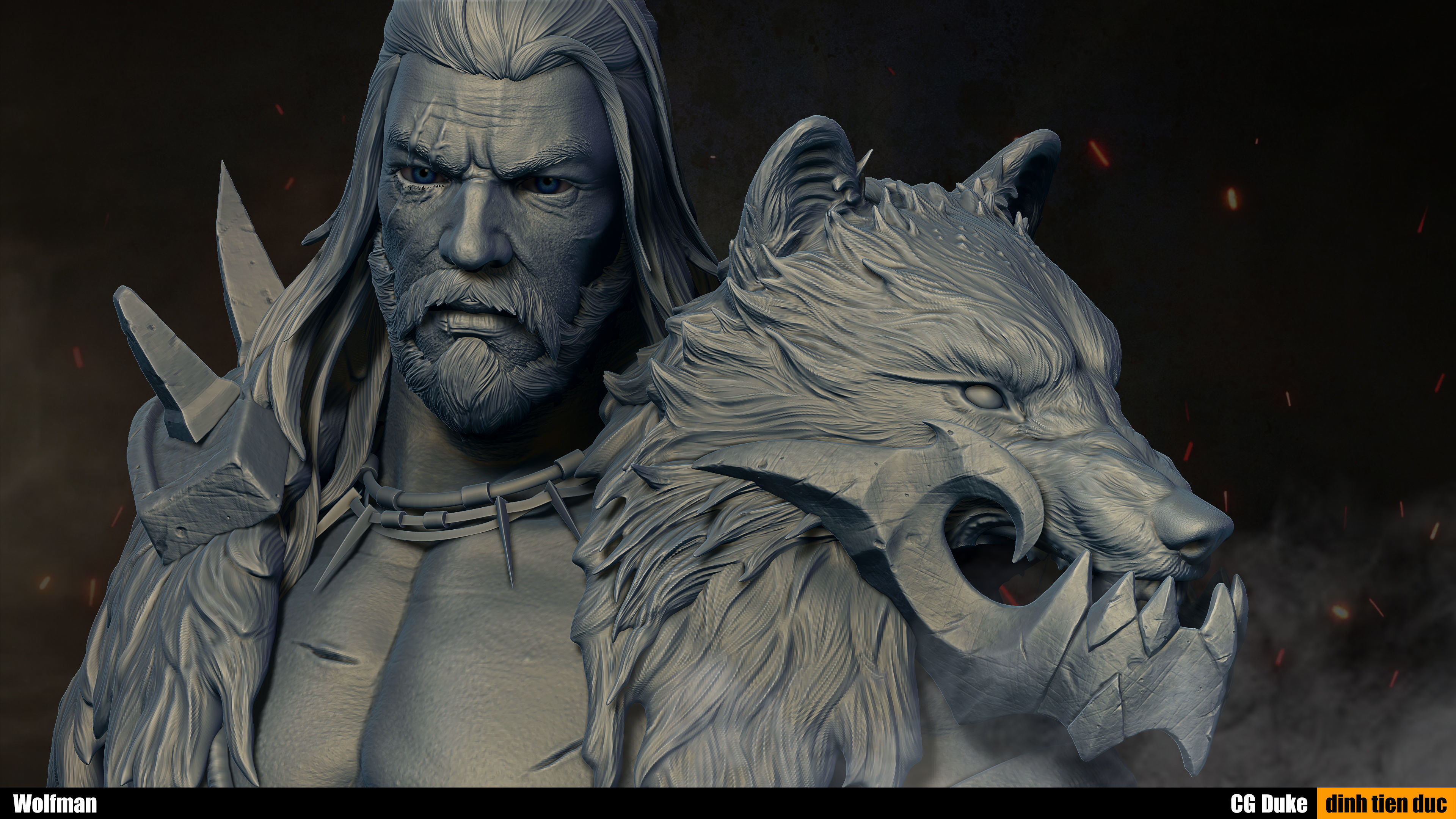 Wolfman 3D model | CGTrader