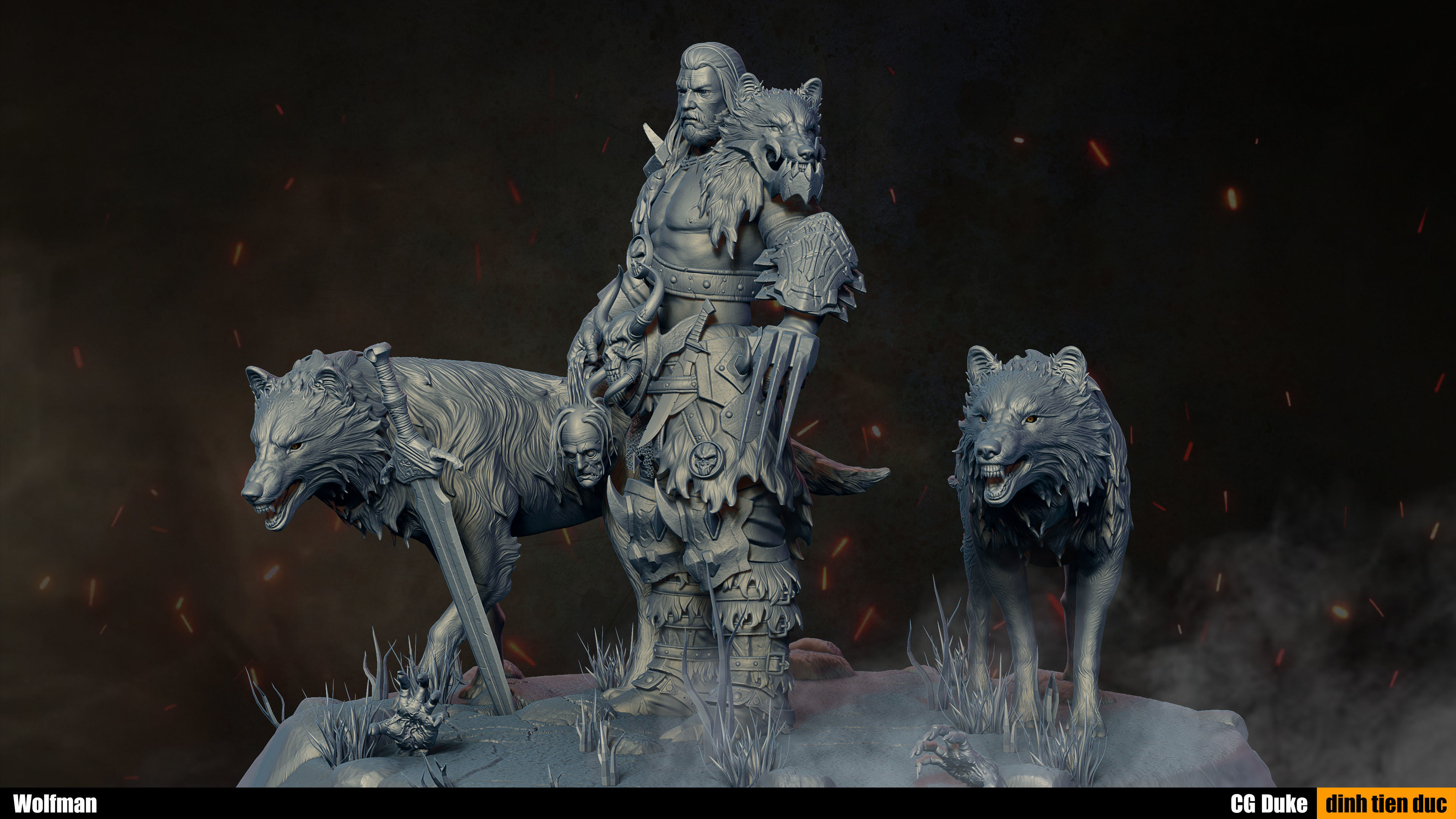 Wolfman 3D model | CGTrader