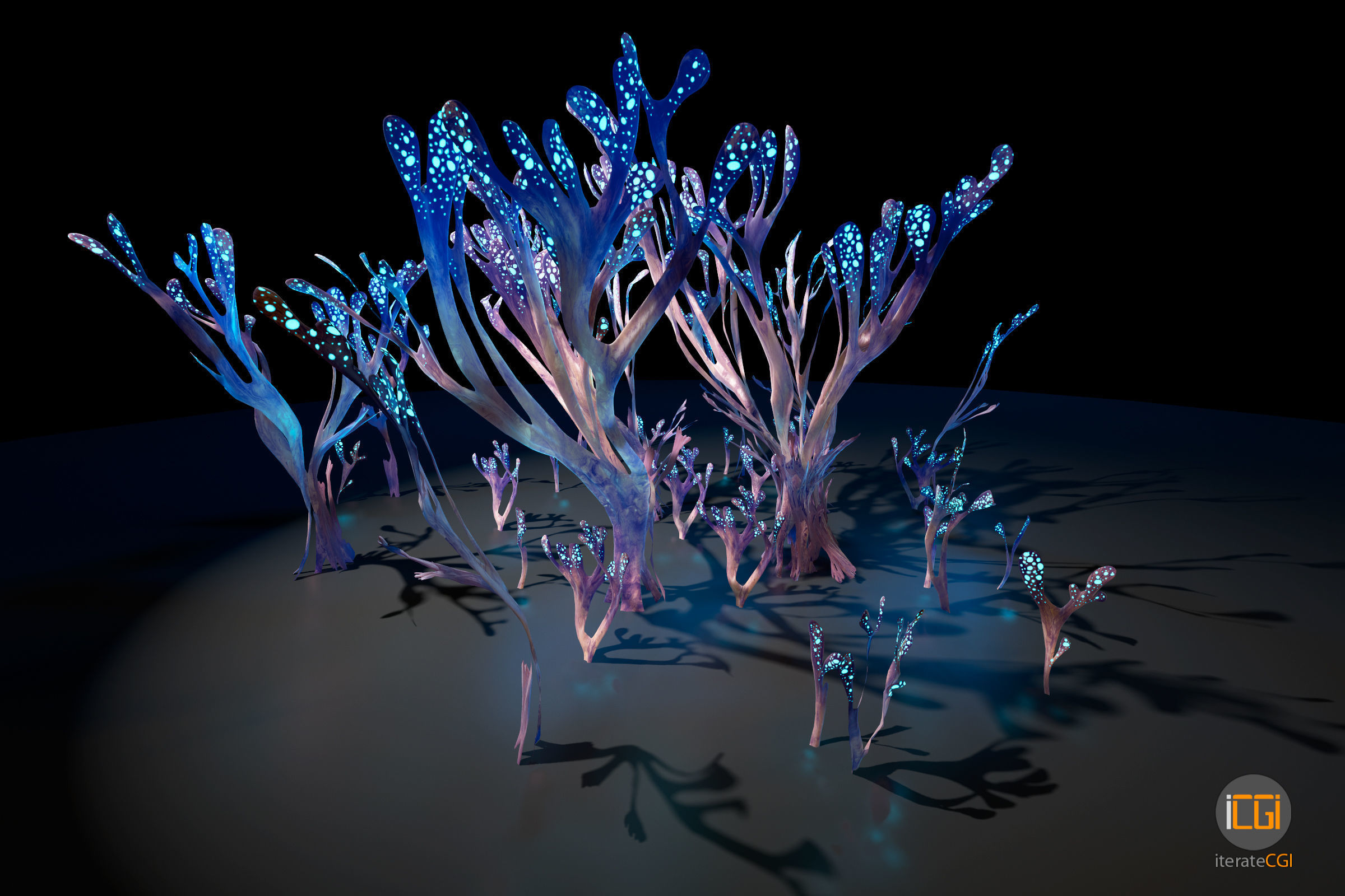 3D model Alien Plant Fungus Type 2 VR / AR / low-poly | CGTrader