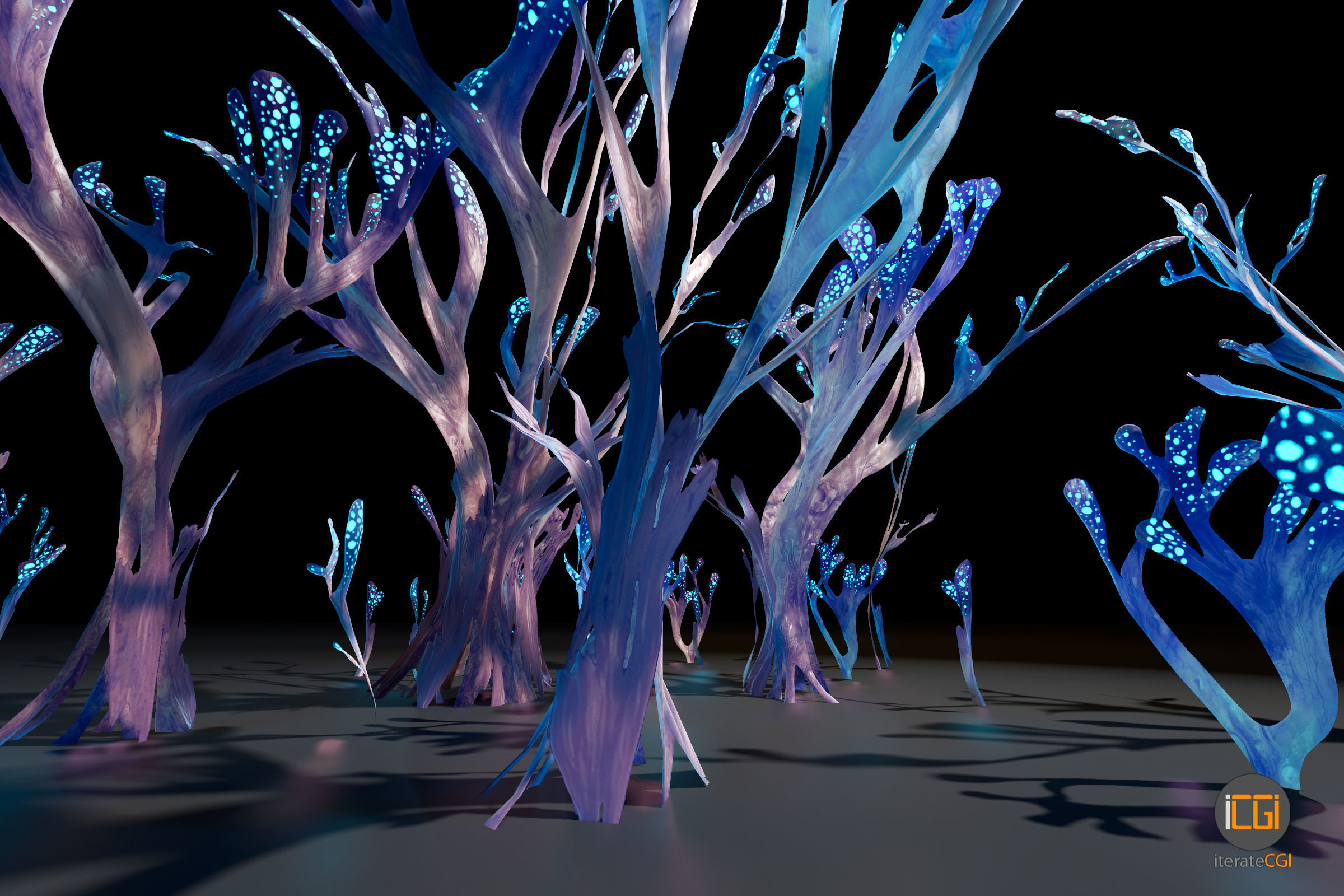 3D model Alien Plant Fungus Type 2 VR / AR / low-poly | CGTrader