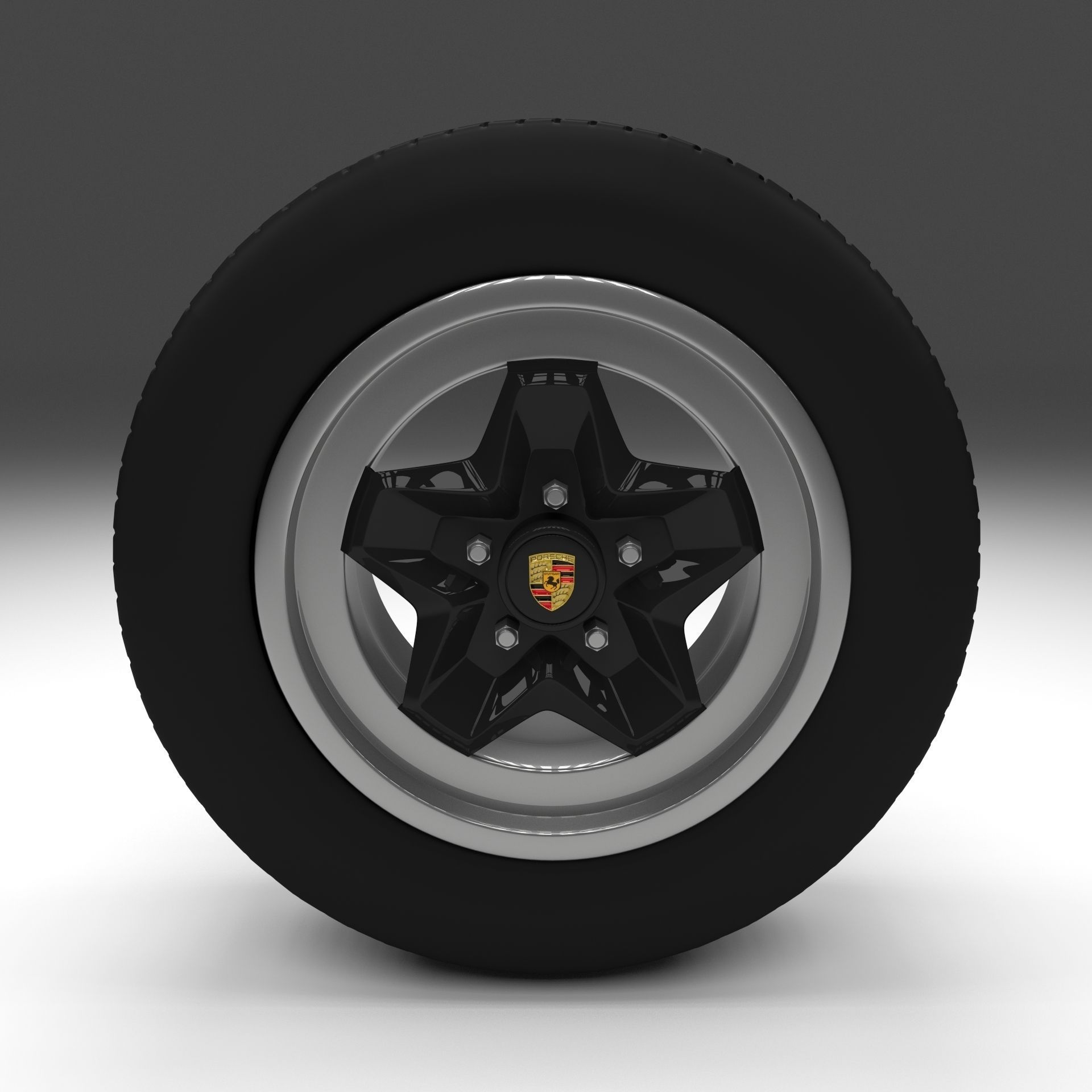 Porsche Wheel v6 3D model | CGTrader