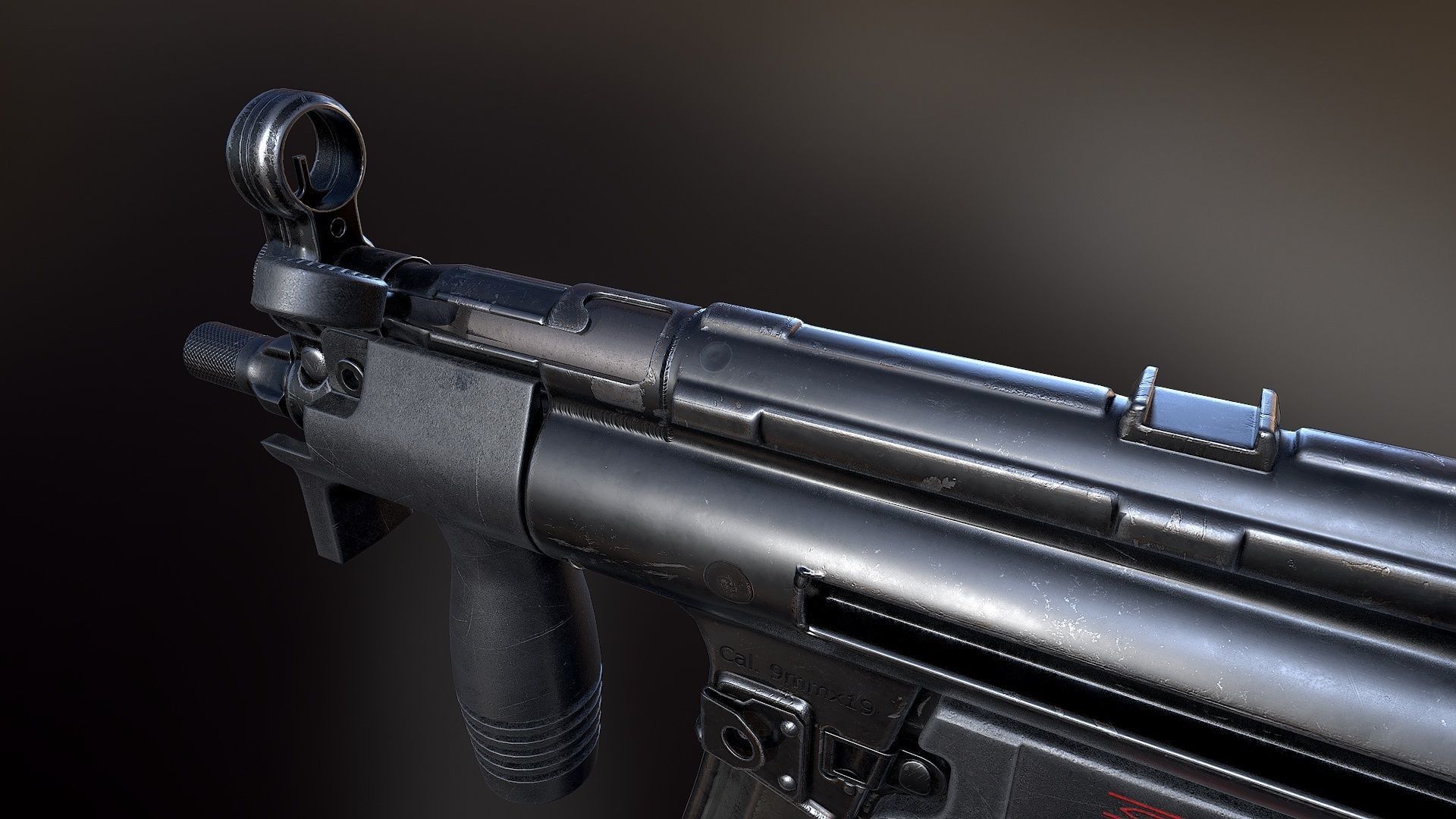 3D model MP5K-N Submachine Gun VR / AR / low-poly | CGTrader