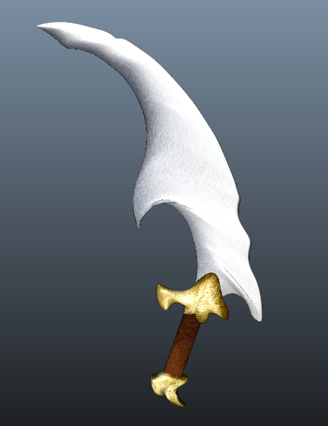 Bone Sword 3D model | CGTrader