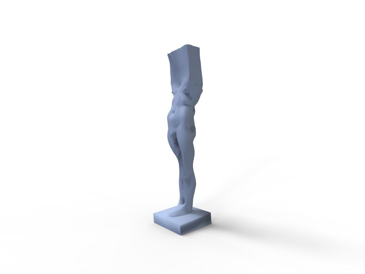 Standing Man Statue 3D model | CGTrader