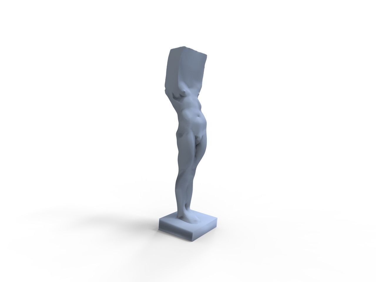 Standing Man Statue 3D model | CGTrader