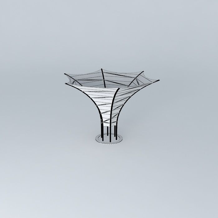 Tension Structure free 3D model | CGTrader
