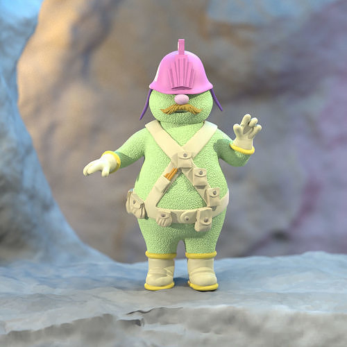 Fraggle Rock Doozer colored 3d model ready for 3d print 3D model 3D ...