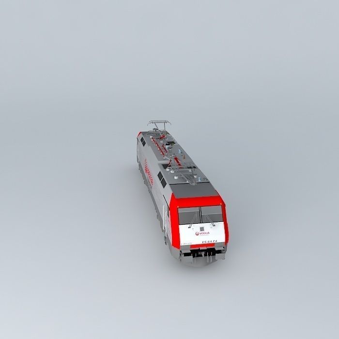 Siemens - ES 64 F4 / Series 189 / Veolia Livery free 3D model | CGTrader