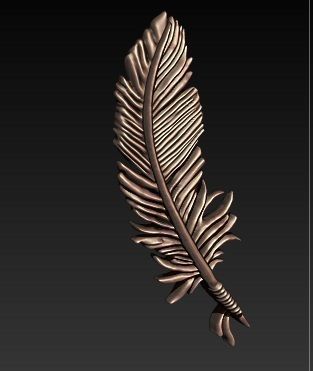 Feather 3D model 3D printable | CGTrader