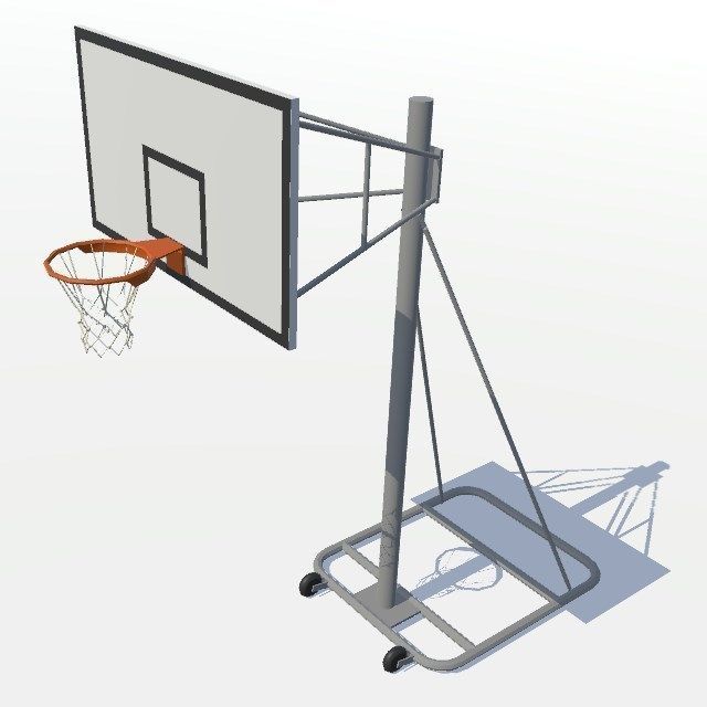 basketball hoop 3D model realtime | CGTrader