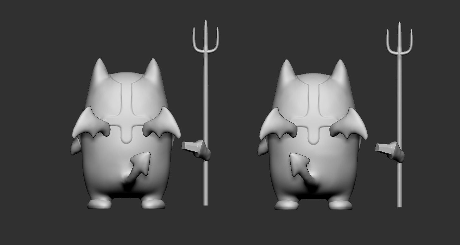 Devil STL for 3DPrint 3D model 3D printable | CGTrader