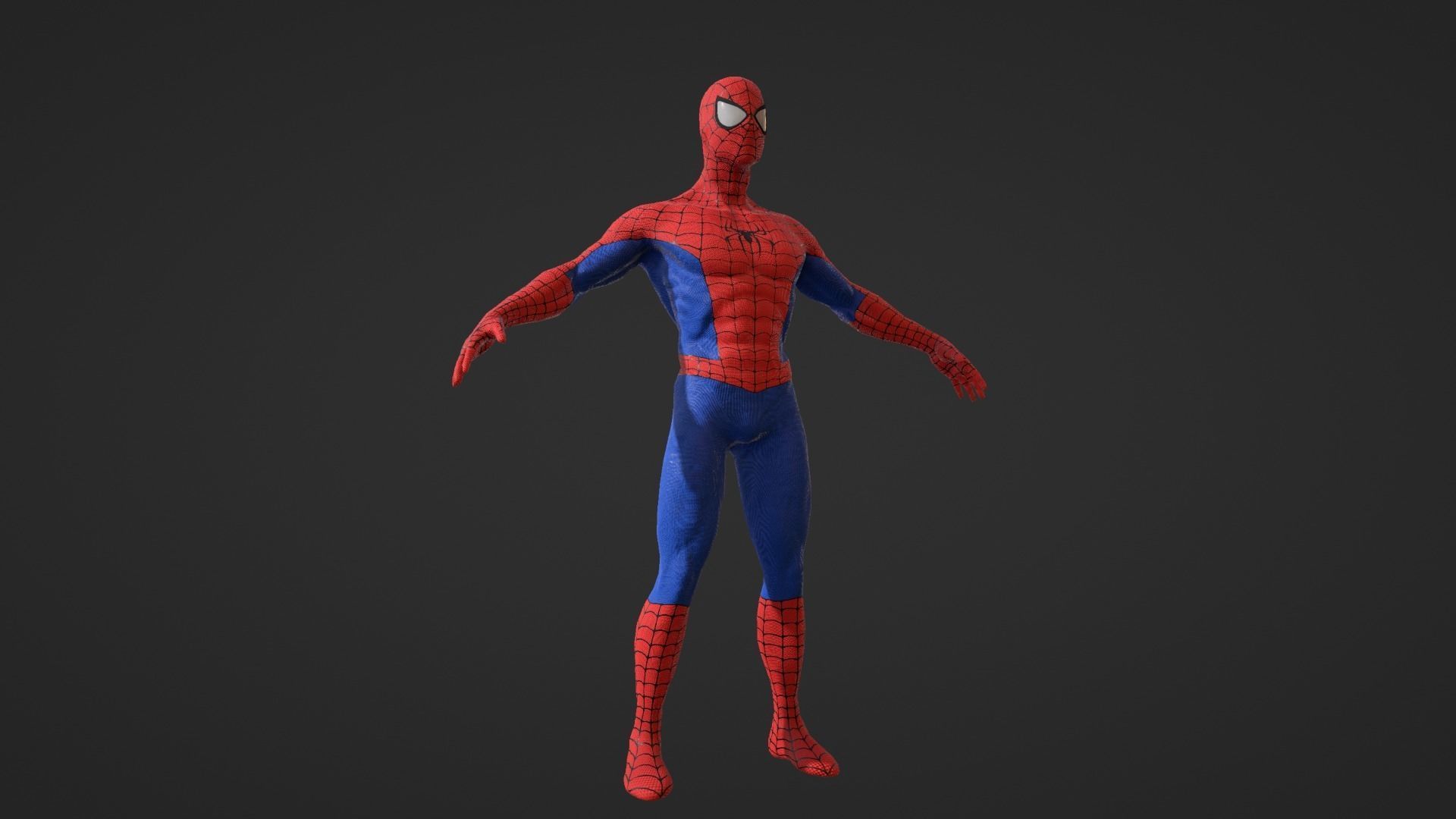 3D model Spiderman VR / AR / low-poly | CGTrader