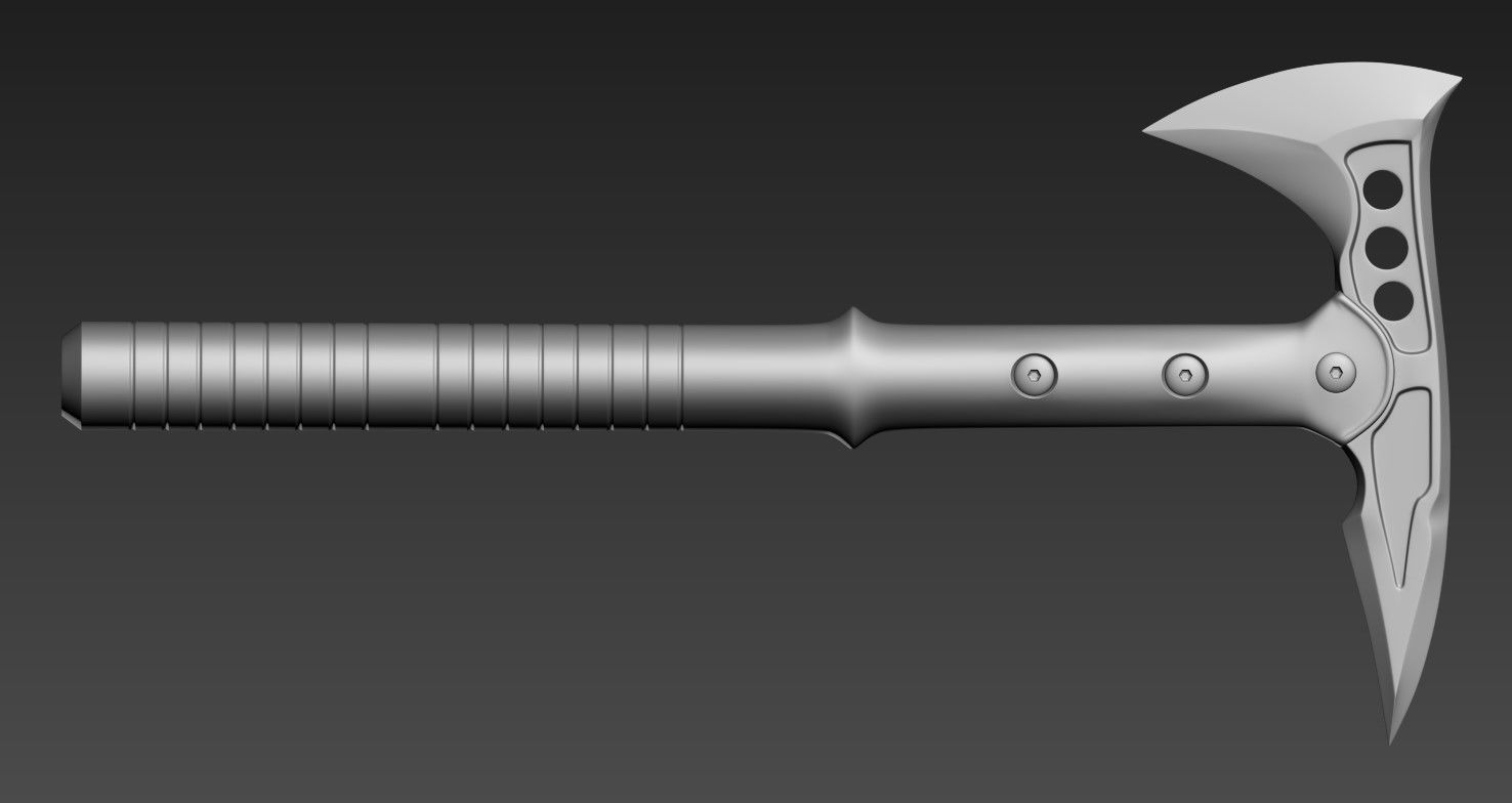 Modern Axe set 01 Highpoly 3D model | CGTrader