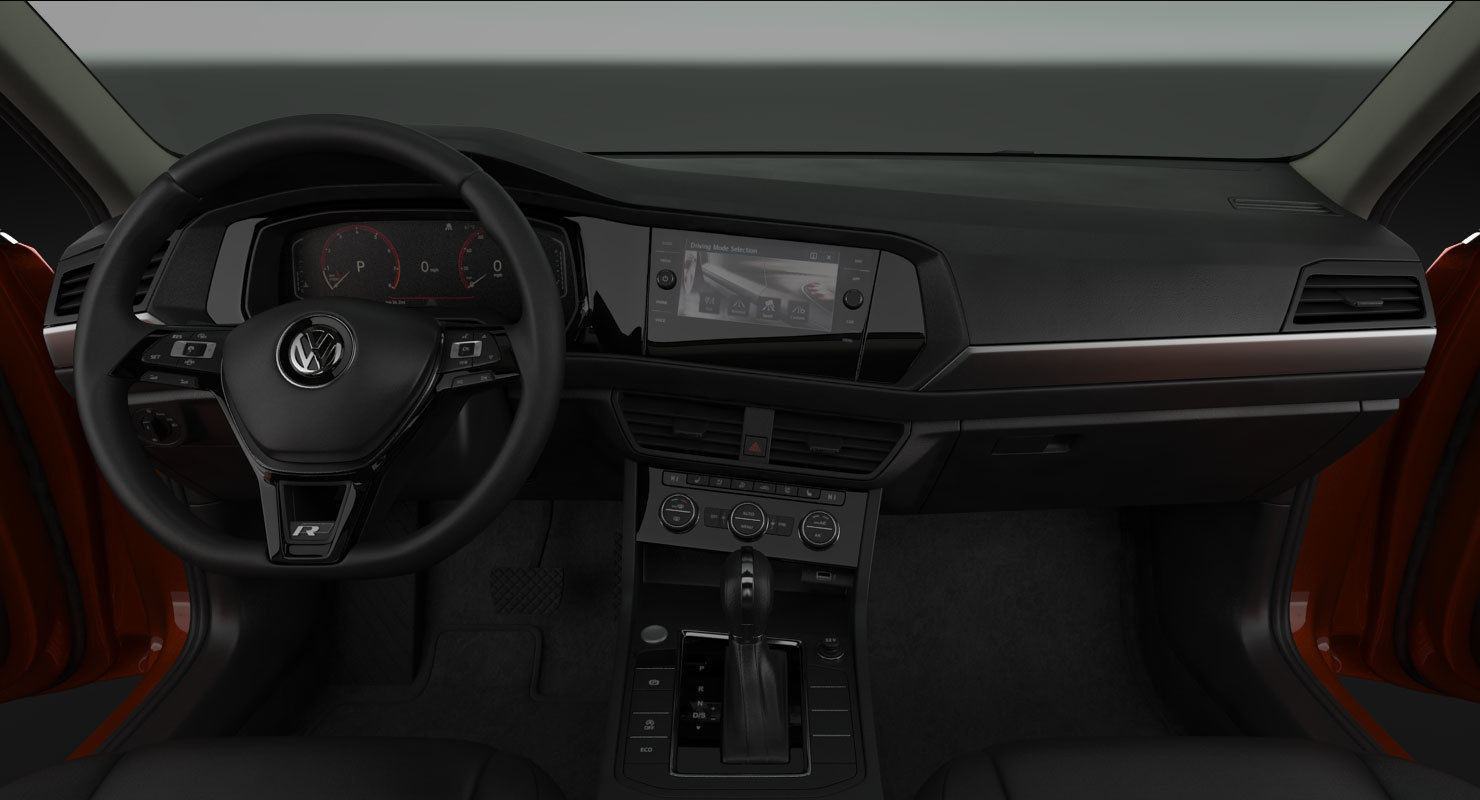 Volkswagen Jetta R-Line 2019 Detailed Interior 3D model | CGTrader