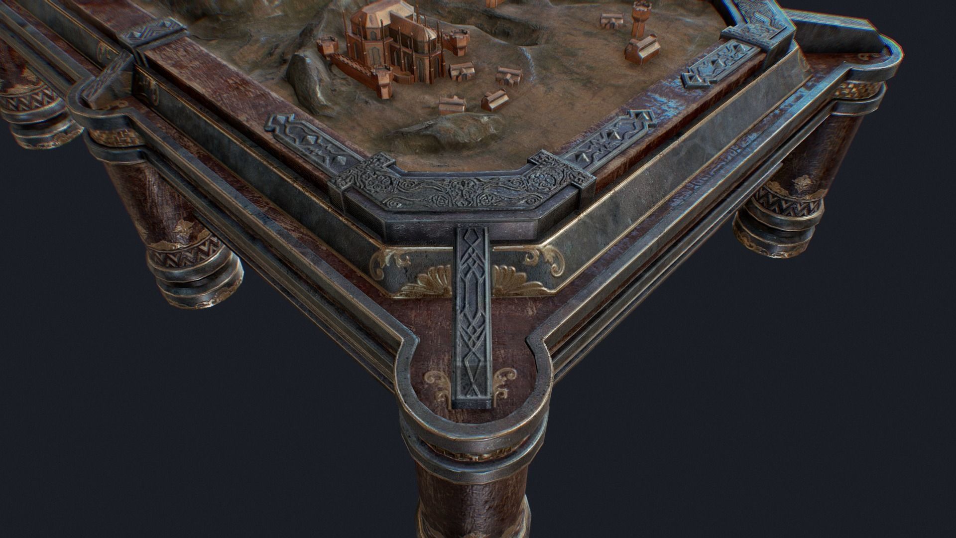 3D model War Table VR / AR / low-poly | CGTrader