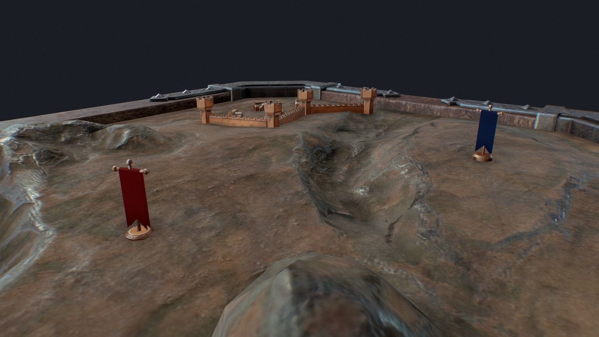 3D model War Table VR / AR / low-poly | CGTrader