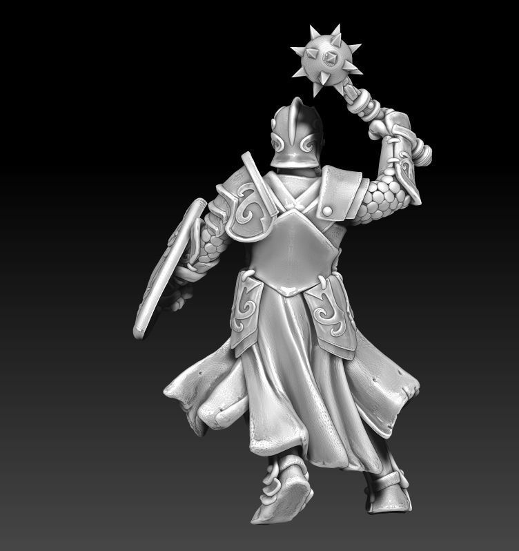 Knight 3D print model - 35mm scale 3D model 3D printable | CGTrader