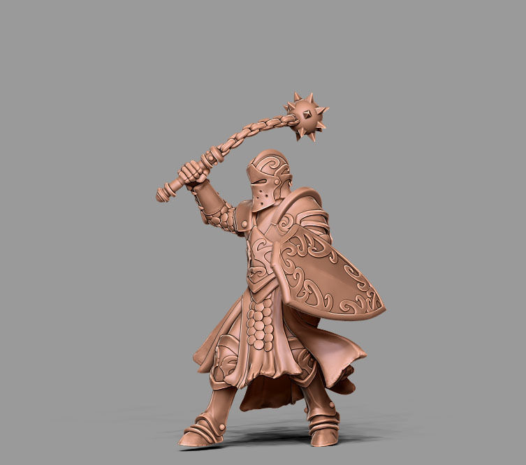 Knight 3D print model - 35mm scale 3D model 3D printable | CGTrader