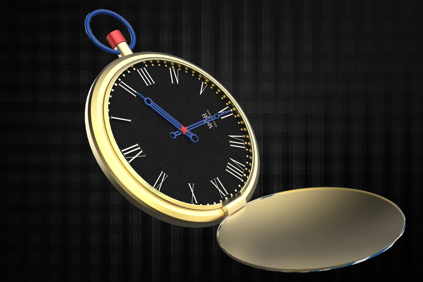 Ka clock 3D model | CGTrader