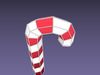 3D model Candy cane low poly VR / AR / low-poly | CGTrader