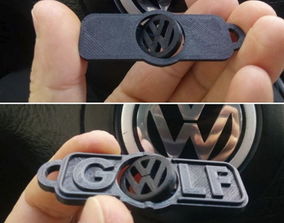 Vw golf 3D Printing Models | CGTrader