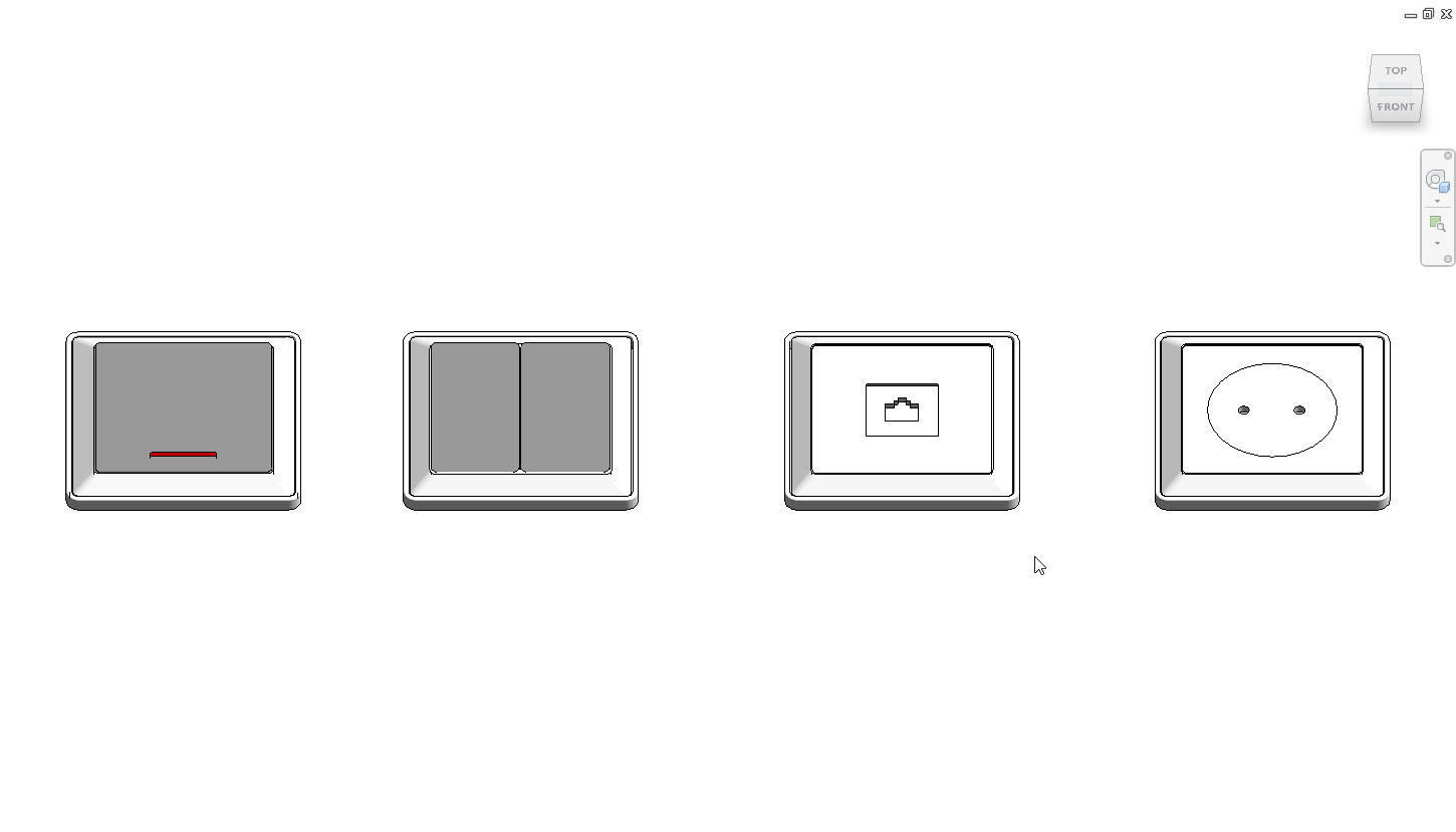 Revit switches 3D model | CGTrader