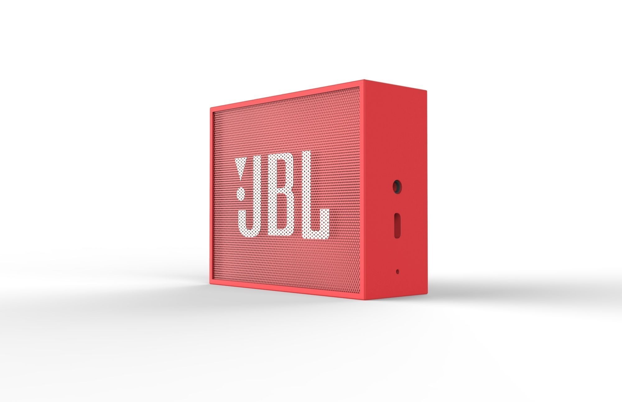 JBL GO1 RED SPEAKER -customizable speaker 3D model 3D printable | CGTrader