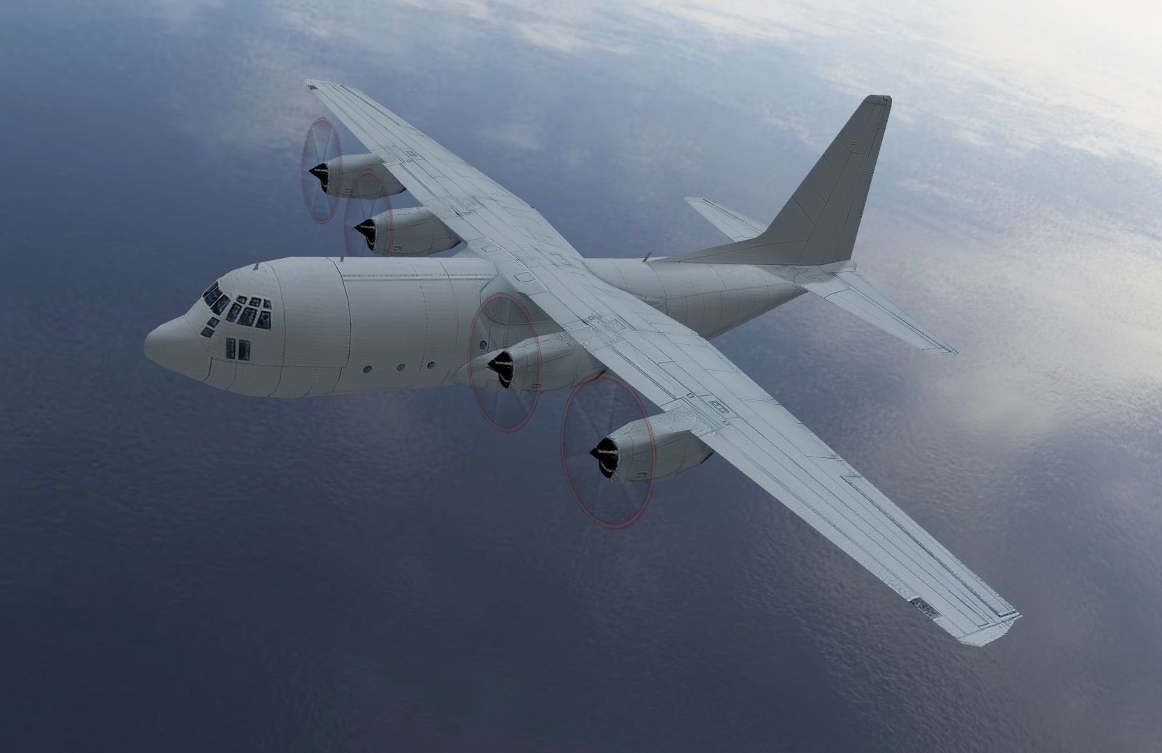 3D model Lockheed C130 Hercules VR / AR / low-poly | CGTrader