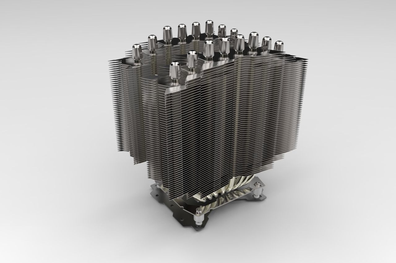 Thermalright Silver Arrow SB-E Extreme CPU Cooler 3D model | CGTrader