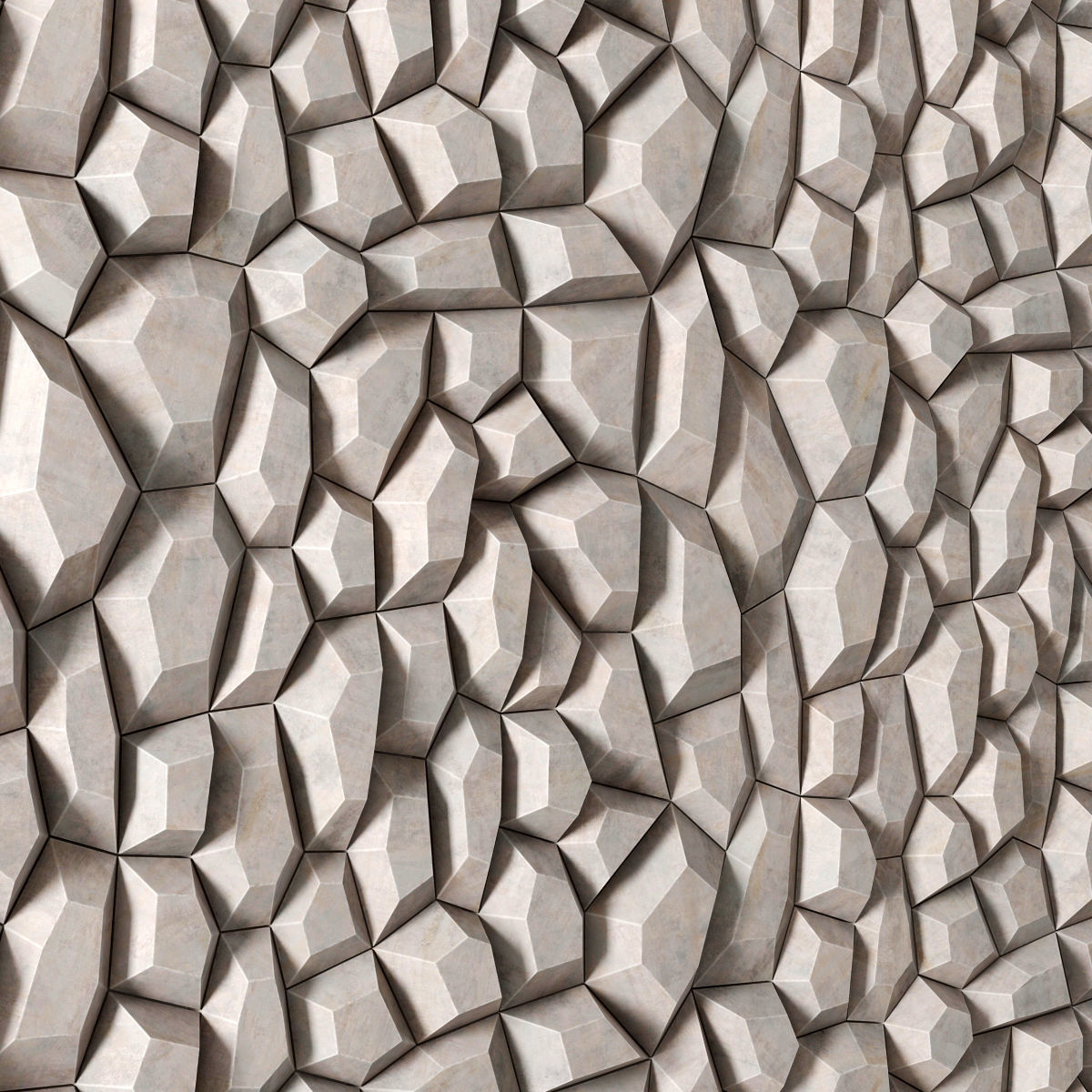 3D Polygon decorative panel polygon | CGTrader