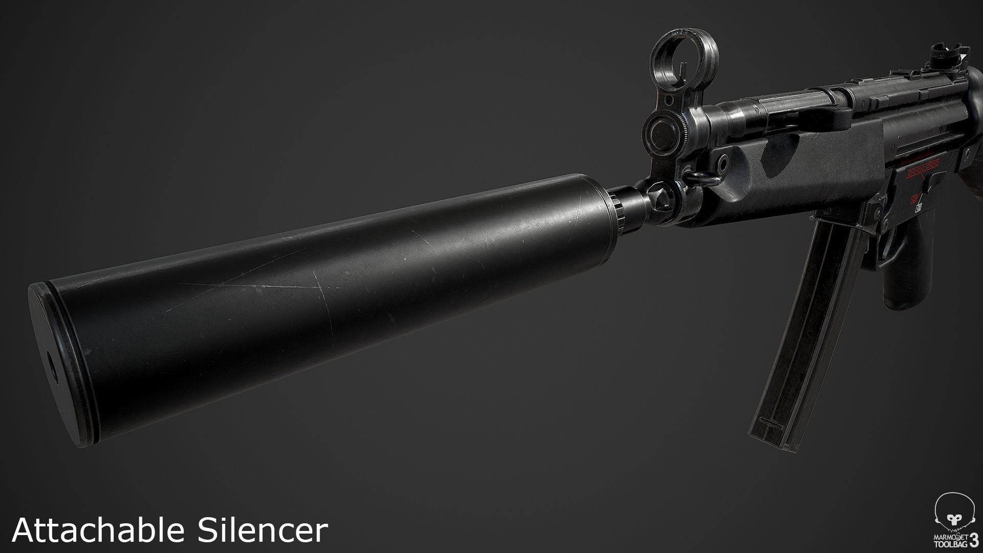 3D model MP5A2 VR / AR / low-poly | CGTrader