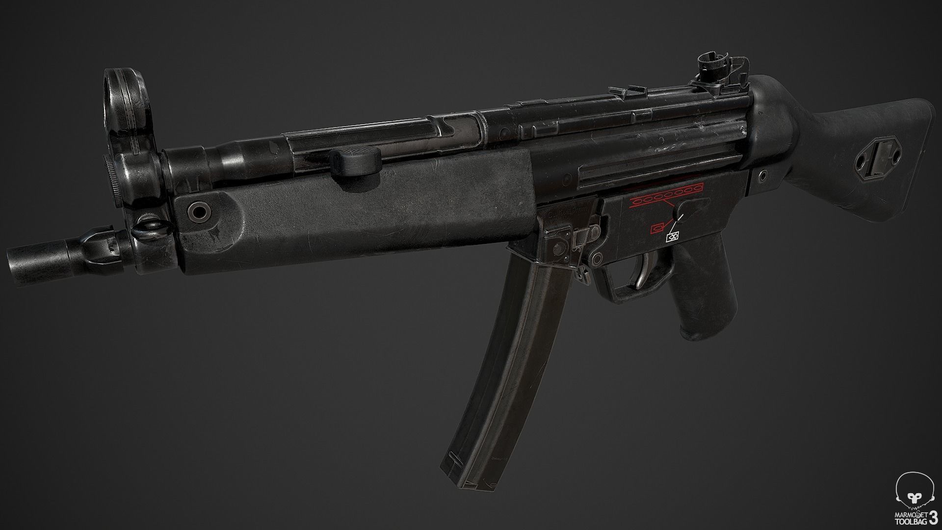 3D model MP5A2 VR / AR / low-poly | CGTrader