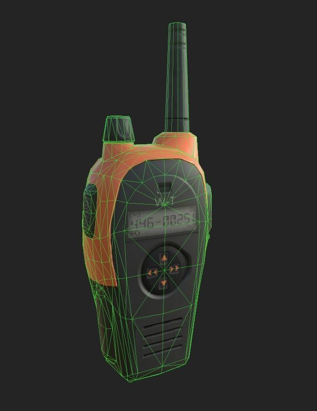 3D model Walkie talkie VR / AR / low-poly | CGTrader