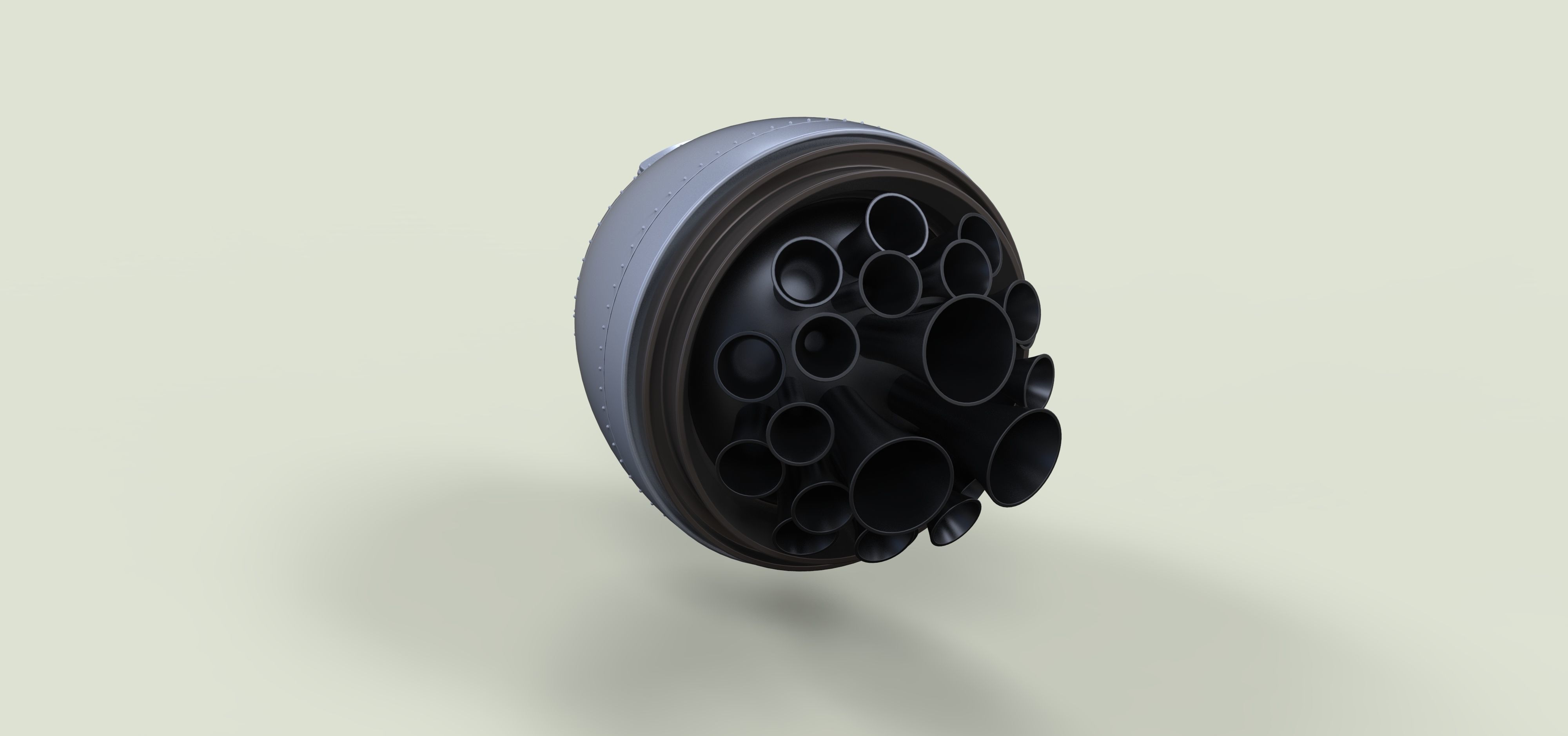 Fantasy rocket engine 3D model | CGTrader