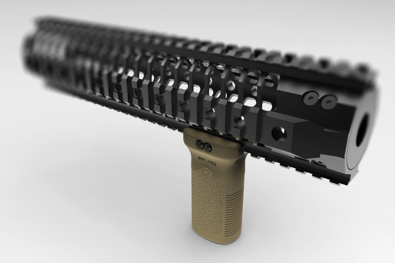 Magpul RVG Foregrip 3D model | CGTrader