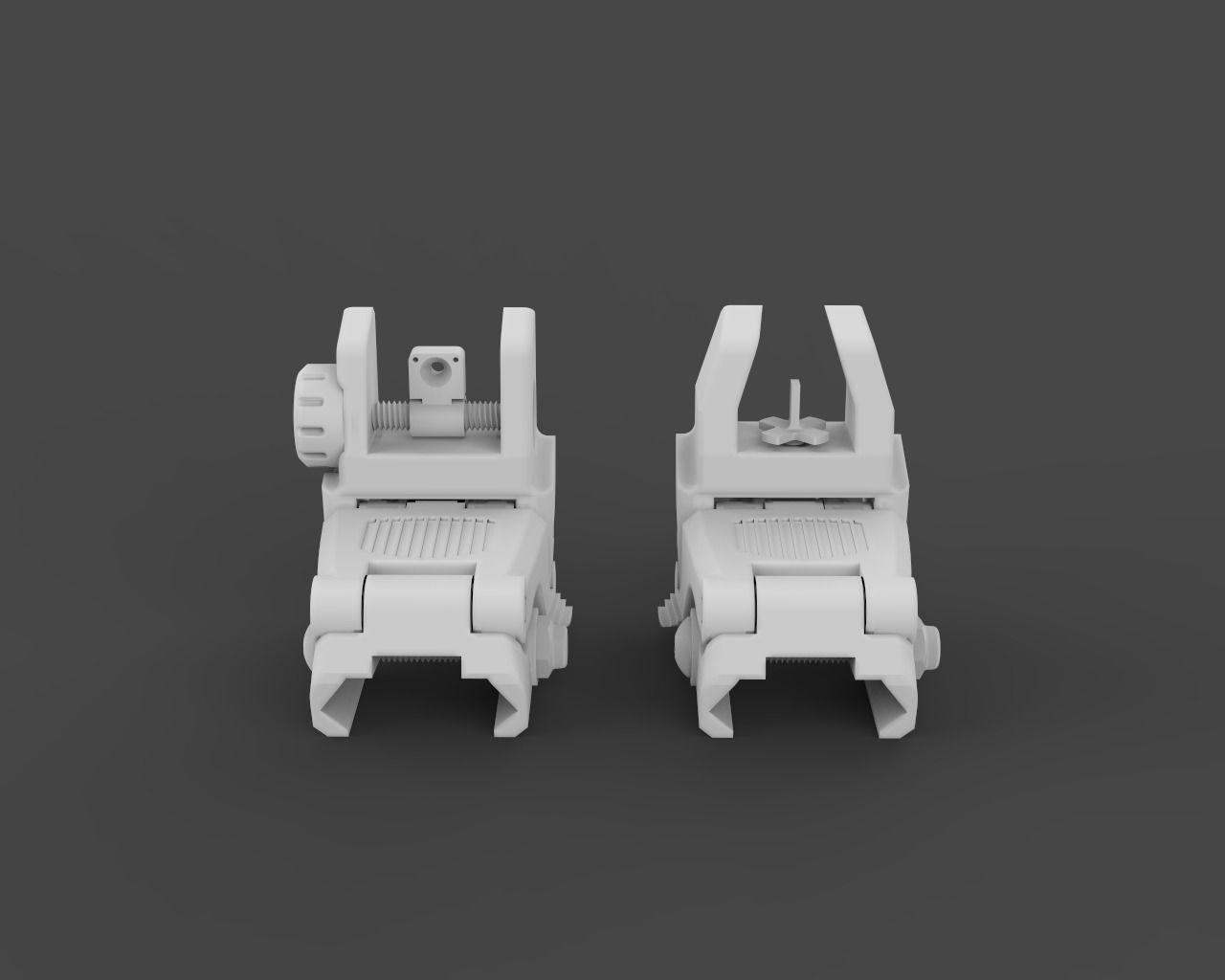 Magpul MBUS Sights 3D model | CGTrader