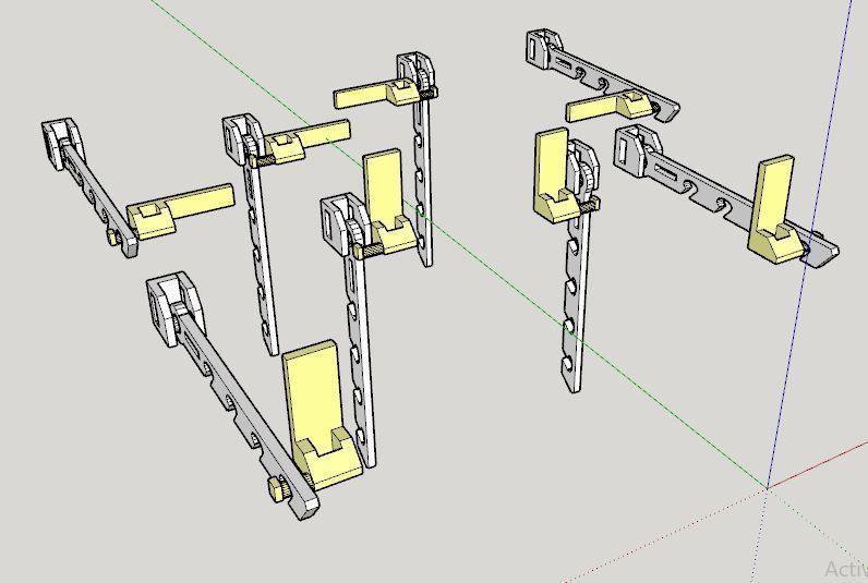 PVC Windows Lock System Set 3D model 3D printable | CGTrader