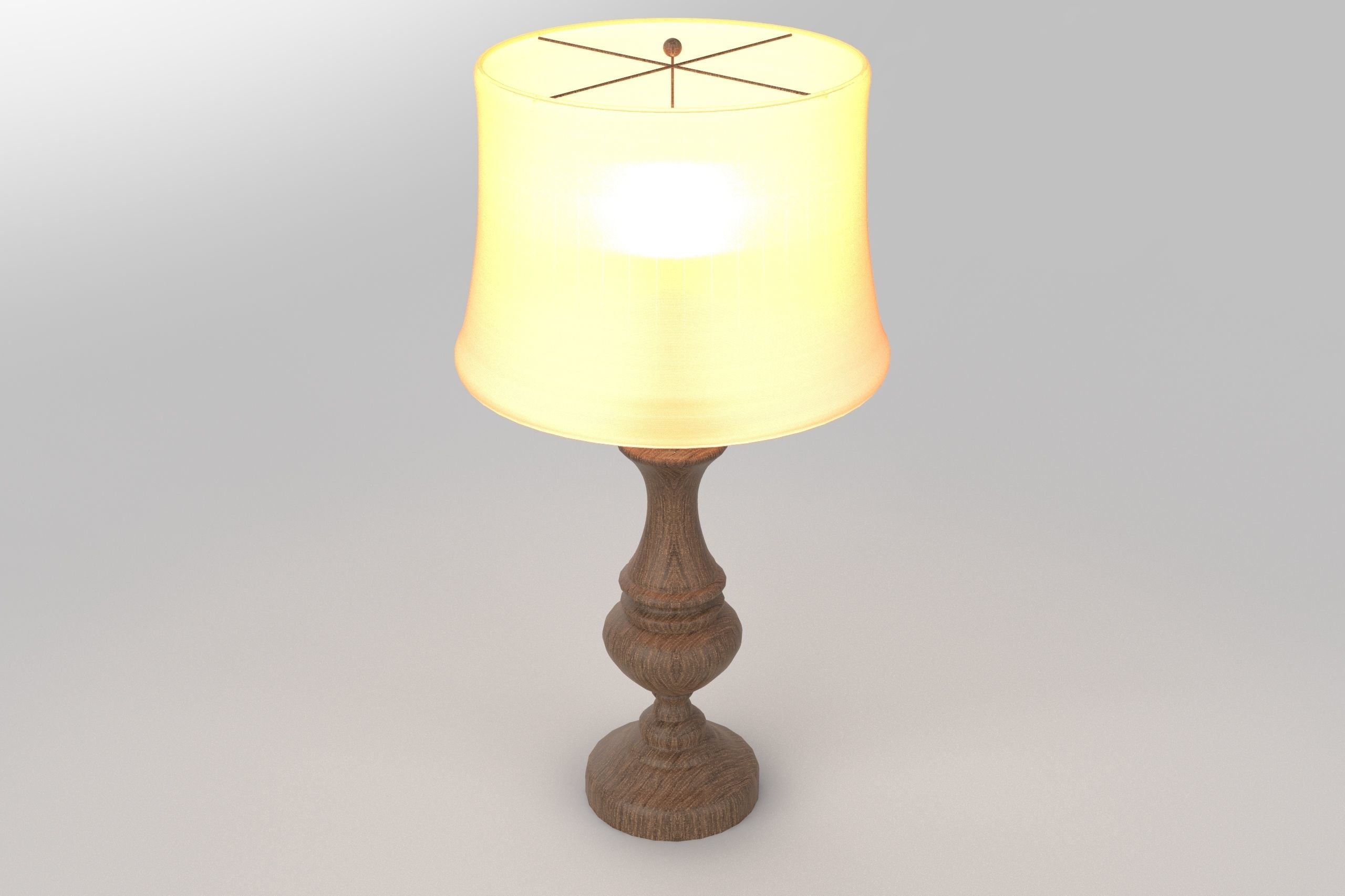 Fine wood lamp free VR / AR / low-poly 3D model | CGTrader
