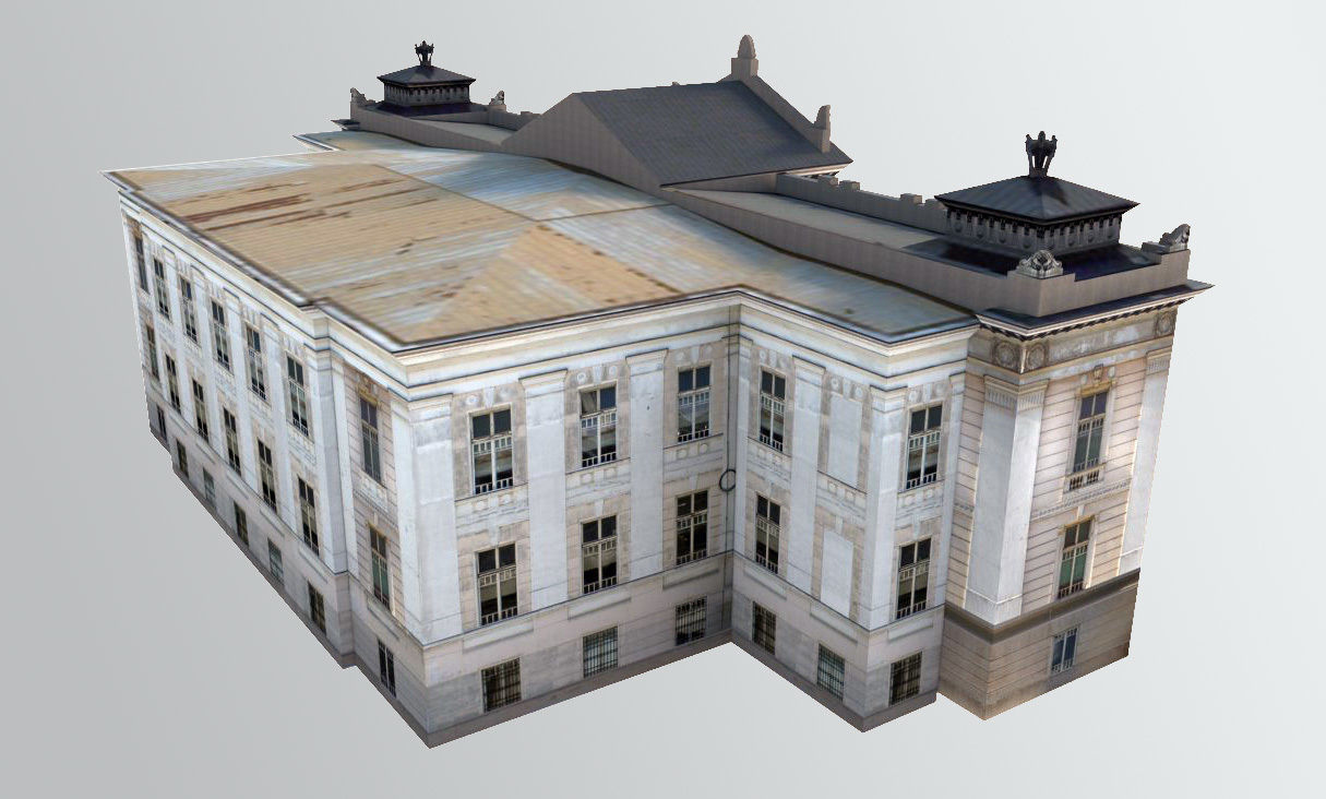 3D model Classical Public Building VR / AR / low-poly | CGTrader