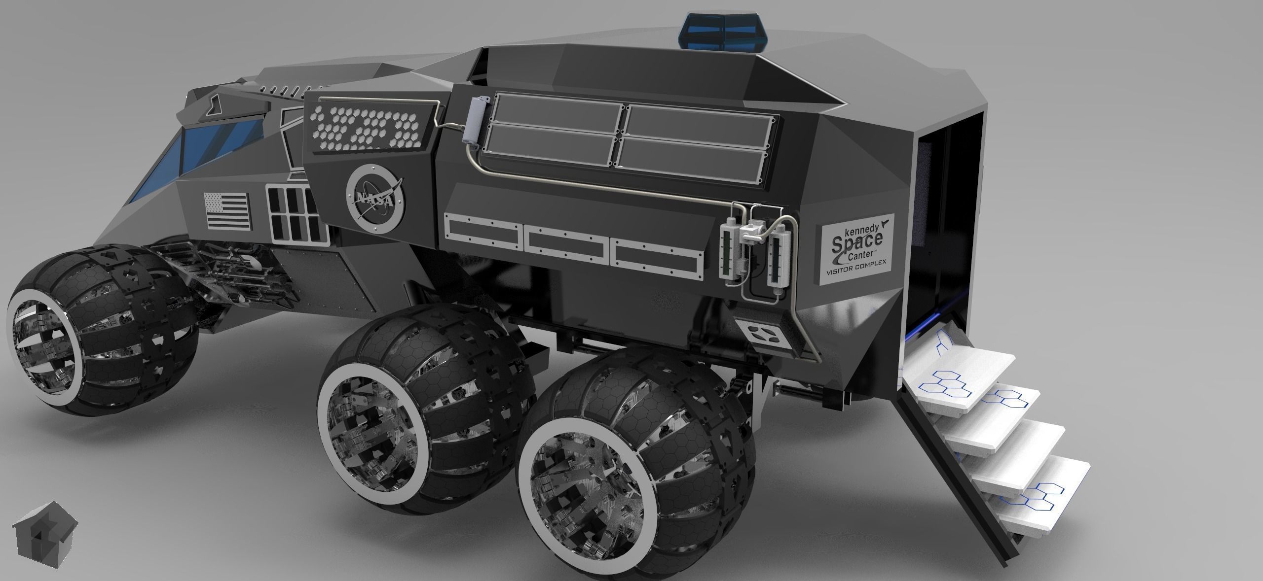NASA Mars Rover Concept 3D model | CGTrader