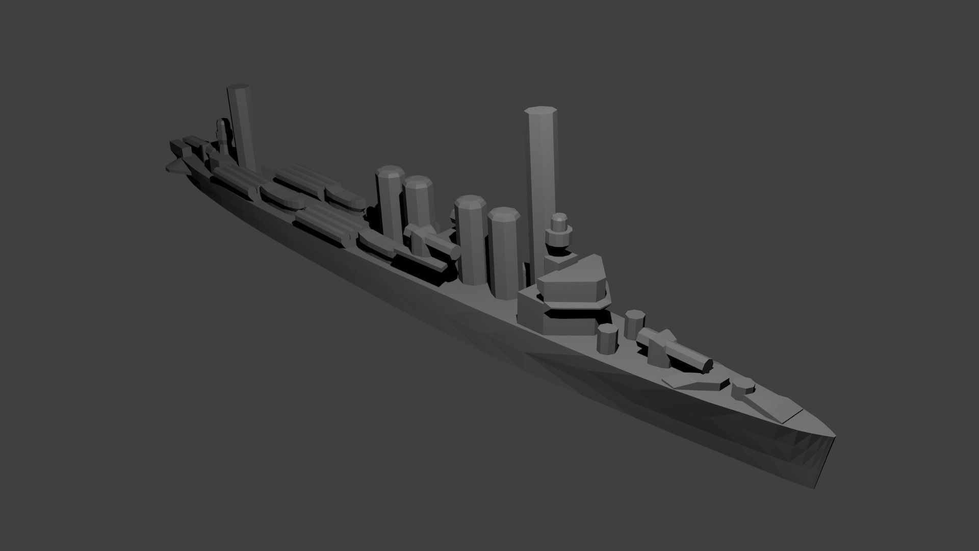 US Wickes Class Destroyer Warship 3D model 3D printable | CGTrader