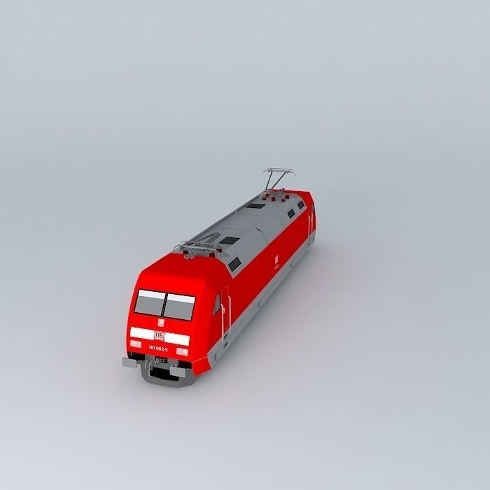 ADtranz - Series 101 / traffic red livery free 3D model | CGTrader