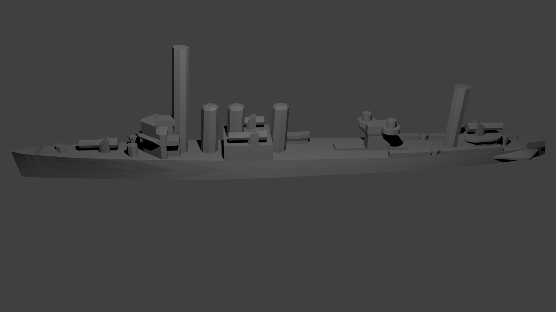 US Clemson Class Destroyer Warship 3D model 3D printable | CGTrader
